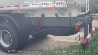 SINOTRUK HOWO 33CBM Oil Tanker Truck Heavy Duty Performance