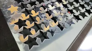 Unique Right-Side Angle Star Shaped Acrylic Mirror
