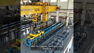 Automatic Copper Lead Zinc Anode Plate Casting Smelting Line Equipment