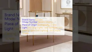 Luxury Circular Jewelry Display Case for Retail Stores