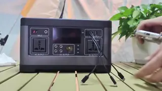 500W Portable Power Station in Action - Camping & Charging Demo