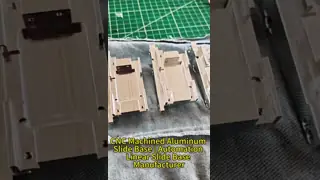 CNC Machined Aluminum Slide Base | Automation Linear Slide Base Manufacturer