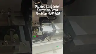 Desktop Card Laser Engraving Personalization Machine YLEP-300_YLEE