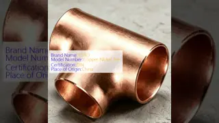 C70600 Copper Nickel Tee Durable Corrosion Resistant Pipe