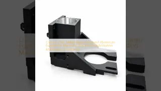 Custom CNC Machined Aluminum Brackets for Industrial Automation