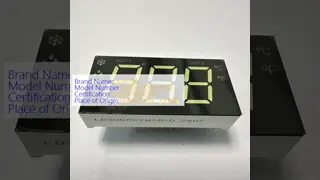 Ultra Bright White LED Display for Appliances