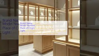 Custom Luxury Jewelry Store Display Fixtures