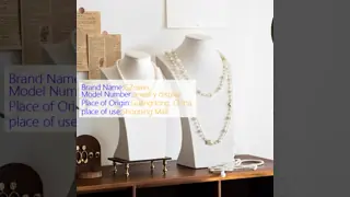 Elegant Wood Jewelry Display Stands for Luxury Retail
