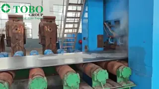 Hot‑rolled stainless steel plate leveling process