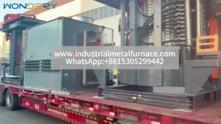 1500kg Aluminum Melting Furnace with KGPS Power & Hydraulic Cover – Shipping Video