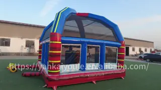 Commercial Grade Glow Bounce House Easy Setup