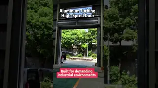 High Speed Aluminum Spiral Door Wind Resistant Solution