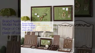 Premium Wooden Jewelry Display Set for Retail Stores