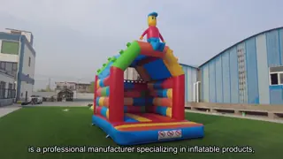 Commercial Block Bounce House for Rental Business Success