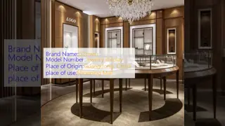 Luxury Custom Jewelry Island Display for Retail Stores