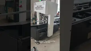 Q12Y Metal Tube Laser Cutting Machine with Semi Automatic Loading Mingzhou Laser