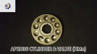 Excavator Parts AP2D36 Cylinder Block&Valve Plate 2.412-00125 For Hydraulic Pump Parts