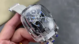 Transparent Skeleton Mechanical Watch, Hollow Case Luxury Men Wristwatch Factory Wholesale
