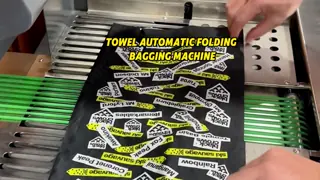 Underwear Towel Automatic Folding Bagging Sealing Packaging Line