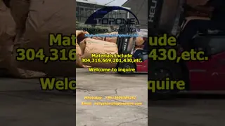 Video footage: premium stainless steel manufactured by our own factory