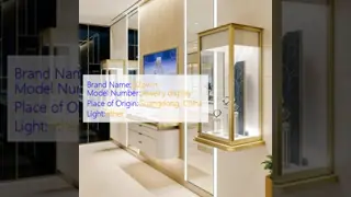 Luxury Jewelry Display Cabinet with LED Lighting