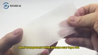 Custom Silicone Scar Tape Roll | White Scar Care Tape OEM Manufacturer