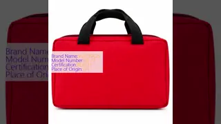 Custom First Aid Waist Bag for Emergency Medical Supply