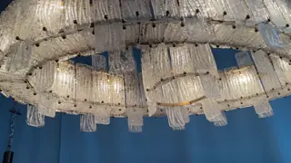 Modern Maple Leaf Chandelier Luxury LED Lighting