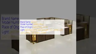 Luxury Retail Jewelry Display Case with LED Lighting