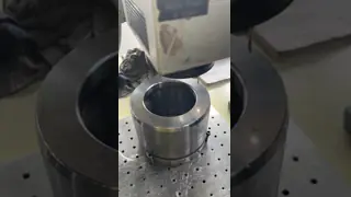 Hydraulic breaker bushing precision marking｜Hydraulic parts production process
