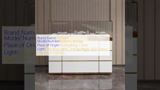 Luxury Jewelry Display Cabinet with Secure Storage