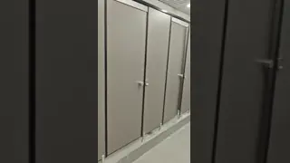 Professional compact HPL toilet partition customization & project installation