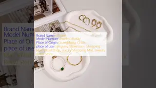 Luxury Jewelry Display Props for Retail Stores