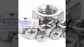 High Strength DIN934 Hex Nuts Zinc Plated M6 to M24