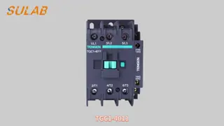 TGC1-4011 3-Pole AC Contactor 40A 1NO+1NC Auxiliary Contacts For Elevator Control Cabinet Motor Circ