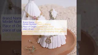 Elegant Wood Ring Display Stand for Jewelry Shops