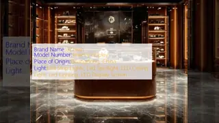 Luxury Oval Jewelry Display Case for Premium Retail Stores