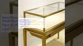 Luxury Jewelry Display Case with LED Lighting