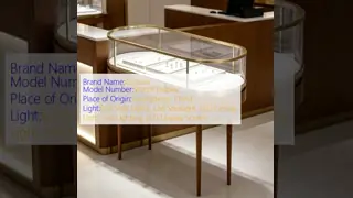 Luxury LED Jewelry Display Cabinets for Retail Stores