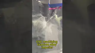 5-Axis CNC Expert - Titanium Integral Impeller Custom Quote