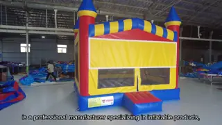 Commercial Grade Bounce House with Custom Banner Space