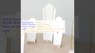 Minimalist Jewelry Display Blocks for Retail Stores