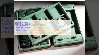 Durable Flannel Jewelry Display Tray for Retail Stores