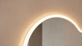Cloud Shaped LED Mirror