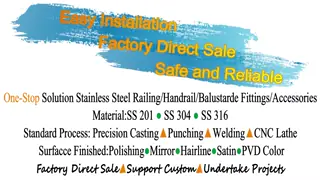 Stainless Steel Wall Mounted Handrail Brackets | Custom Orders | VVINSCO