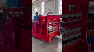 High Speed Trapezoid Roof Sheet Roll Forming Machine