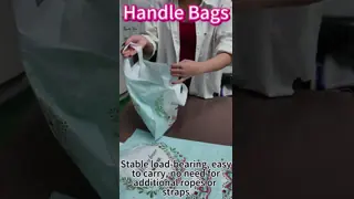 Custom Die Cut Handle Plastic Bags, Premium Packaging for Hats, Garments & Accessories