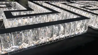 Luxury E14 Crystal Candlestick Chandelier Custom Design