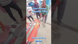 Welding sheet metal with hanging spot welder