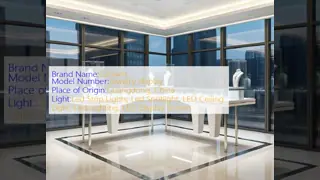 Luxury Jewelry Display Counter Custom LED Showcase